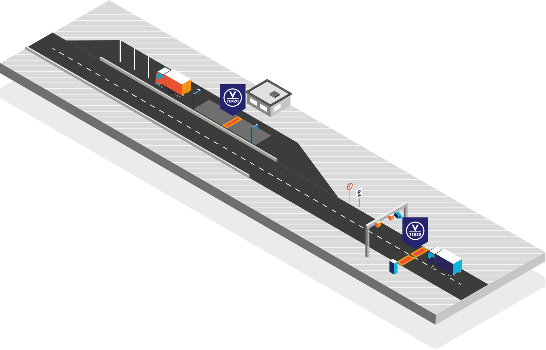 Dynamic Axle Weighing System TENZOWIM 134 for fast weighing vehicles